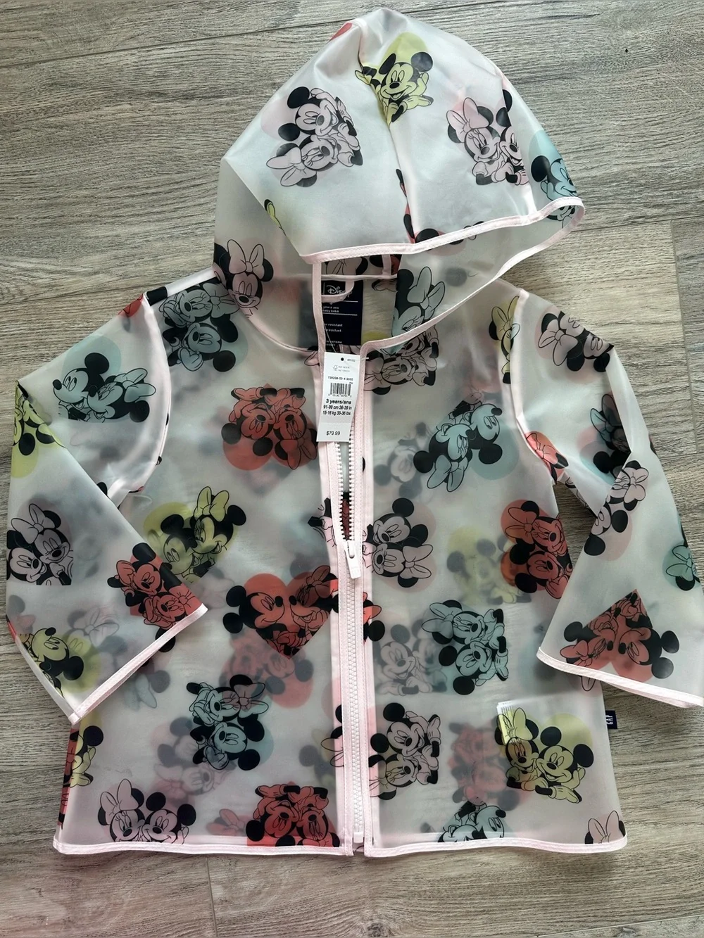GAP | Jackets & Coats | Disney Kids Minnie Mouse Translucent Hooded ...